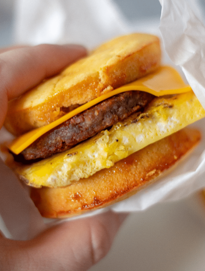 Keto McGriddle Sandwiches - This Moms Menu