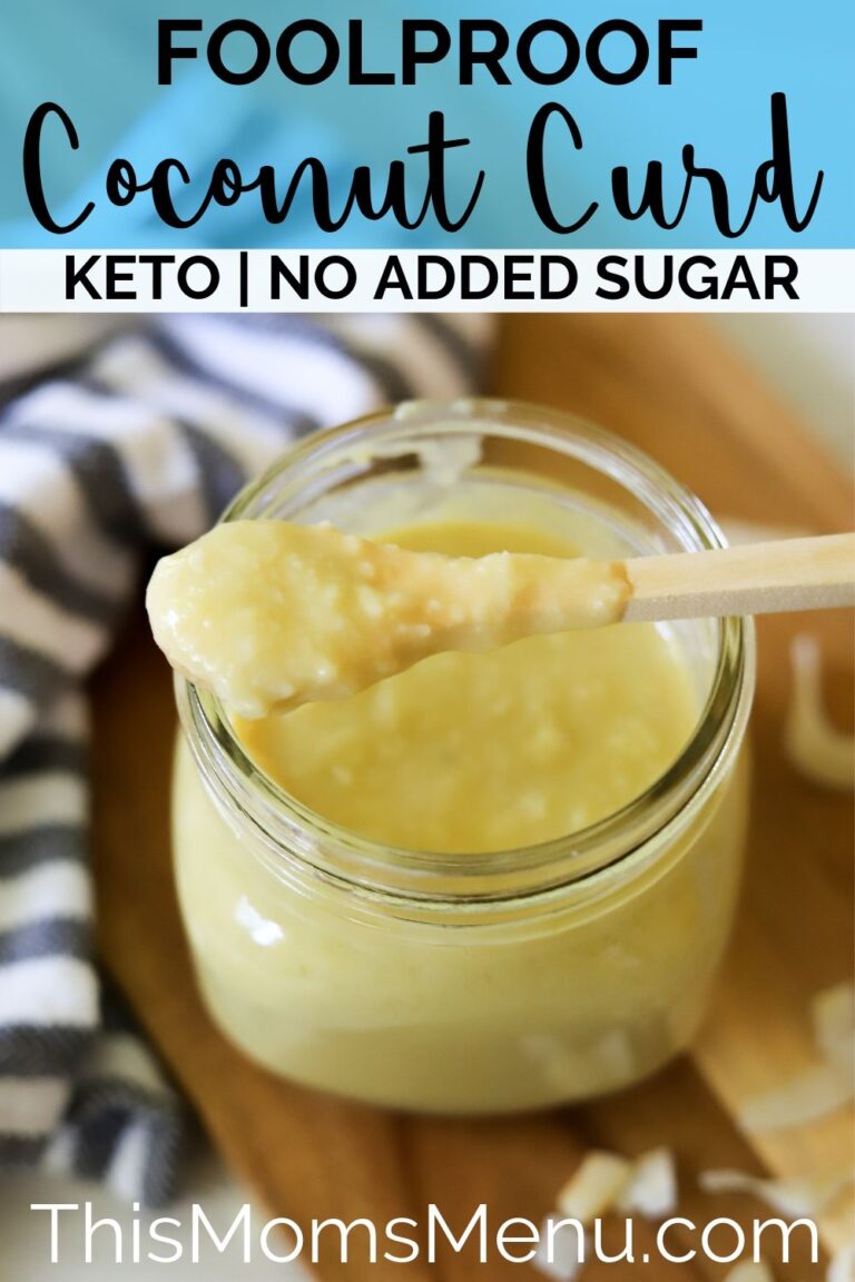 Sugar-Free Coconut Curd | Keto - This Moms Menu