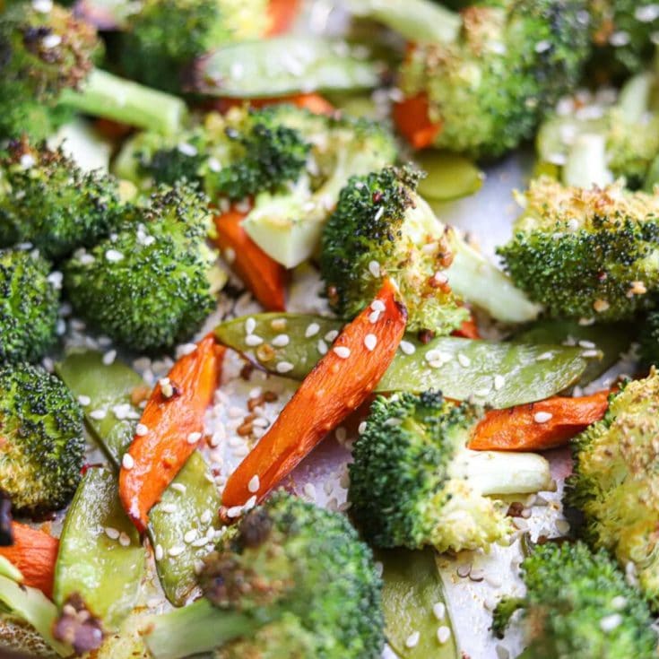 Asian Roasted Vegetables - This Moms Menu