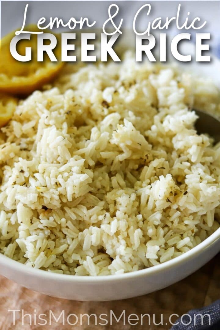 Greek Rice with Lemon - This Moms Menu