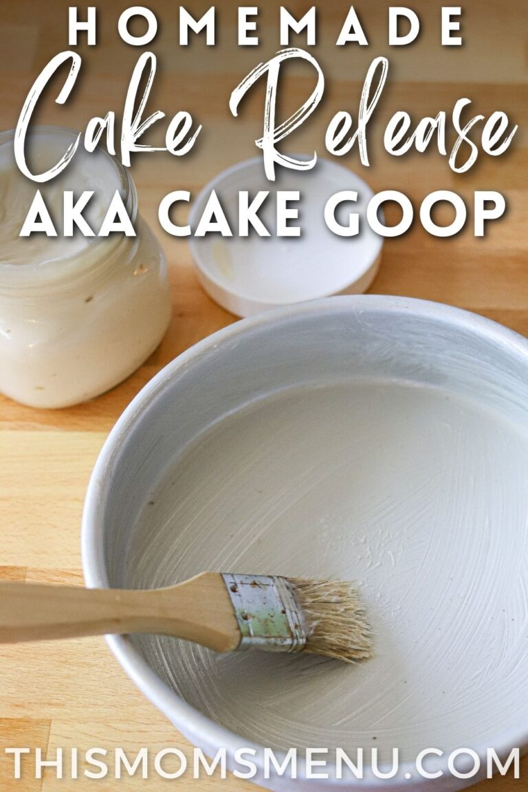 Homemade Cake Release (Cake Goop) - This Moms Menu