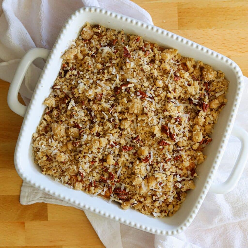Sweet Potato Crunch Casserole - This Moms Menu