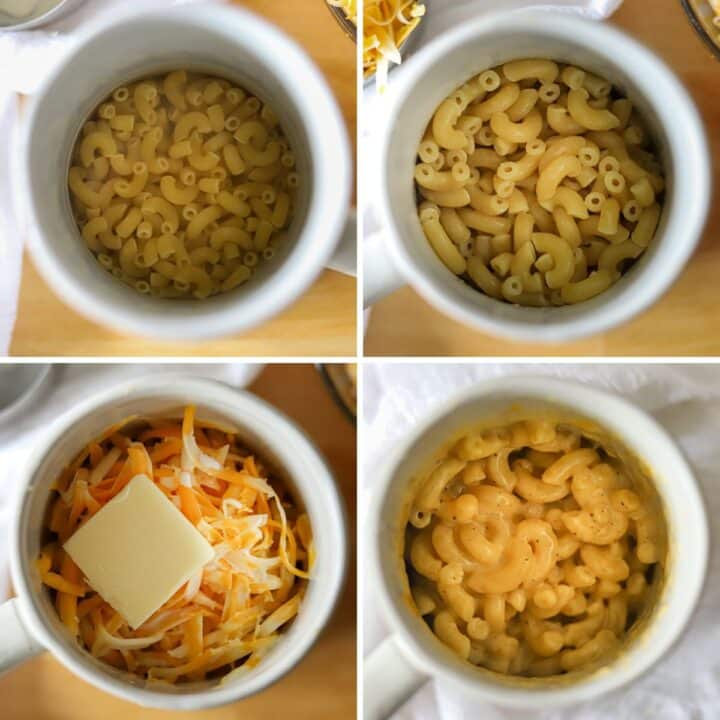 Microwave Mac and Cheese in a Mug - This Moms Menu