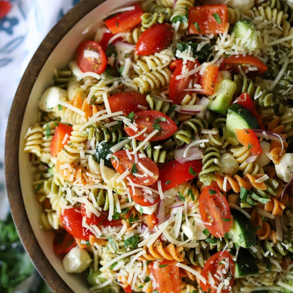 Zesty Italian Pasta Salad - This Moms Menu