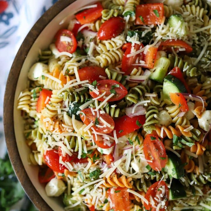 Zesty Italian Pasta Salad - This Moms Menu