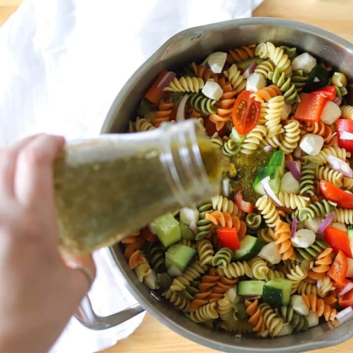 Zesty Italian Pasta Salad - This Moms Menu