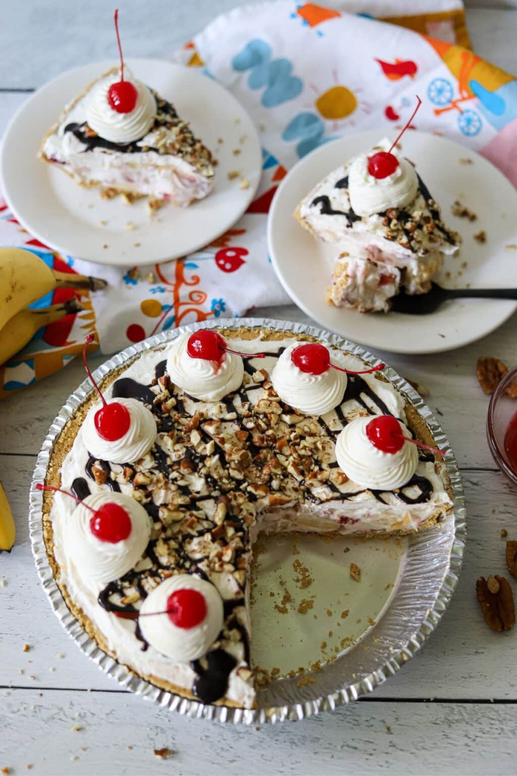 Banana Split Pie - This Moms Menu