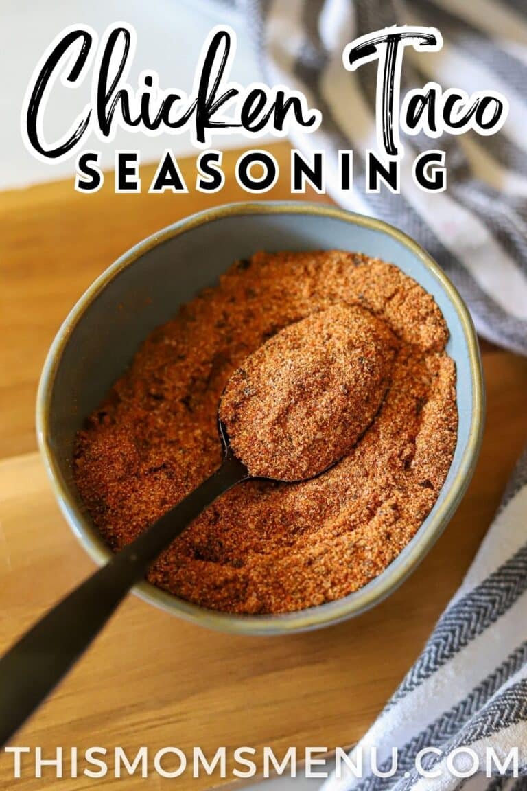 Homemade Chicken Taco Seasoning - This Moms Menu